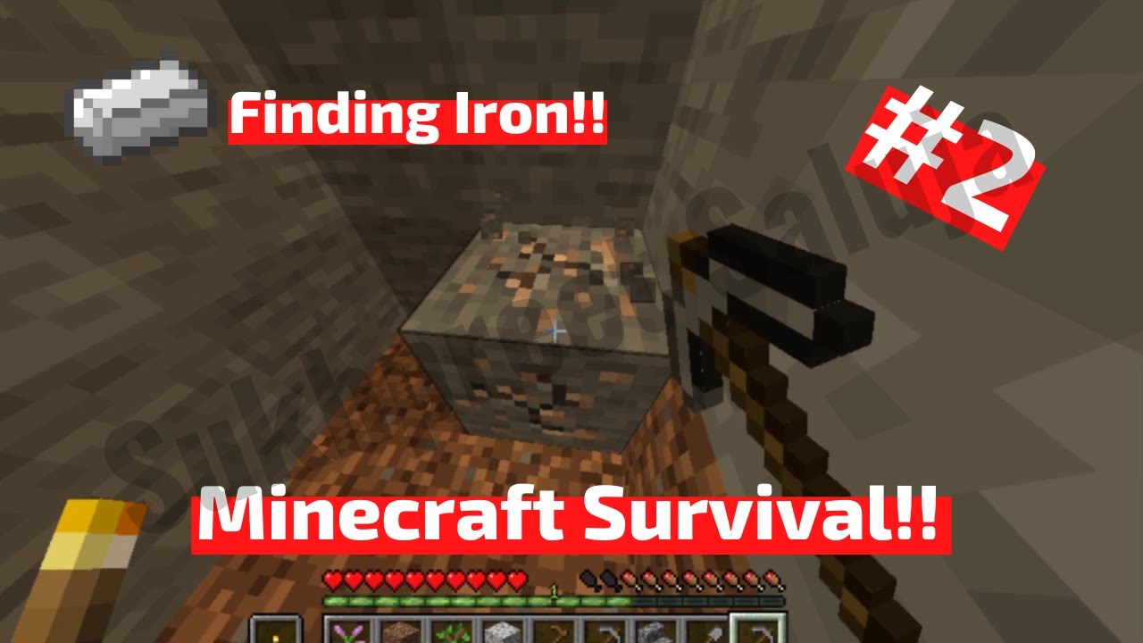 Let's Find Some Iron!! (Minecraft Survival) - YouTube