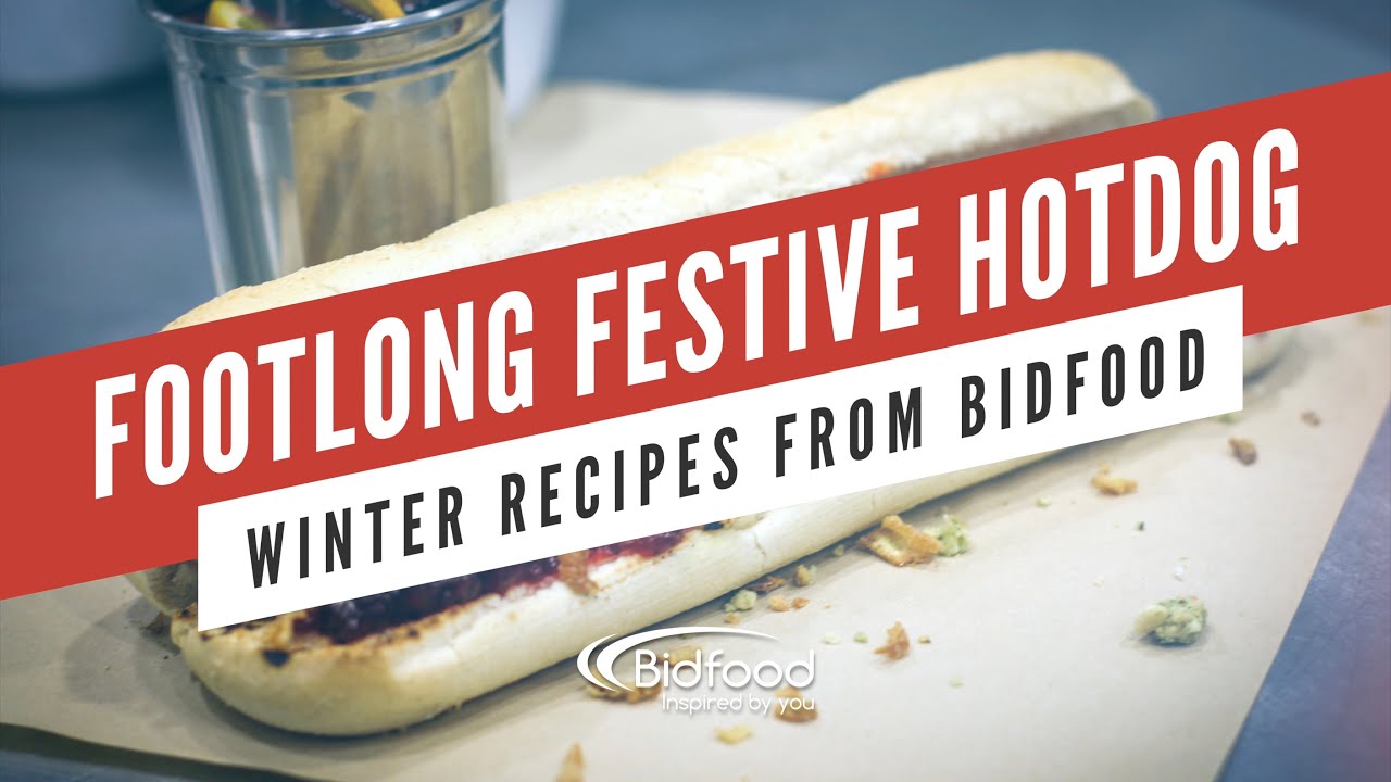 Footlong festive hotdog | Winter recipes - YouTube