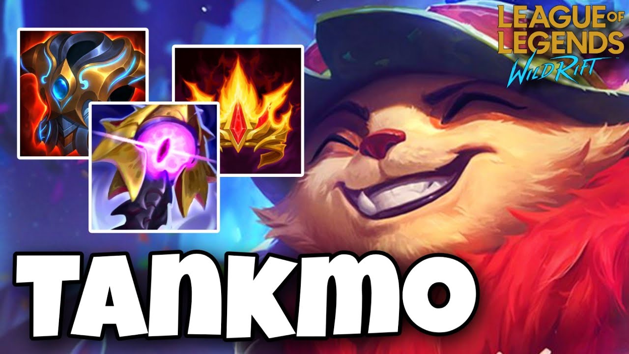 THIS TANK TEEMO BUILD IS OP - Wild Rift - YouTube