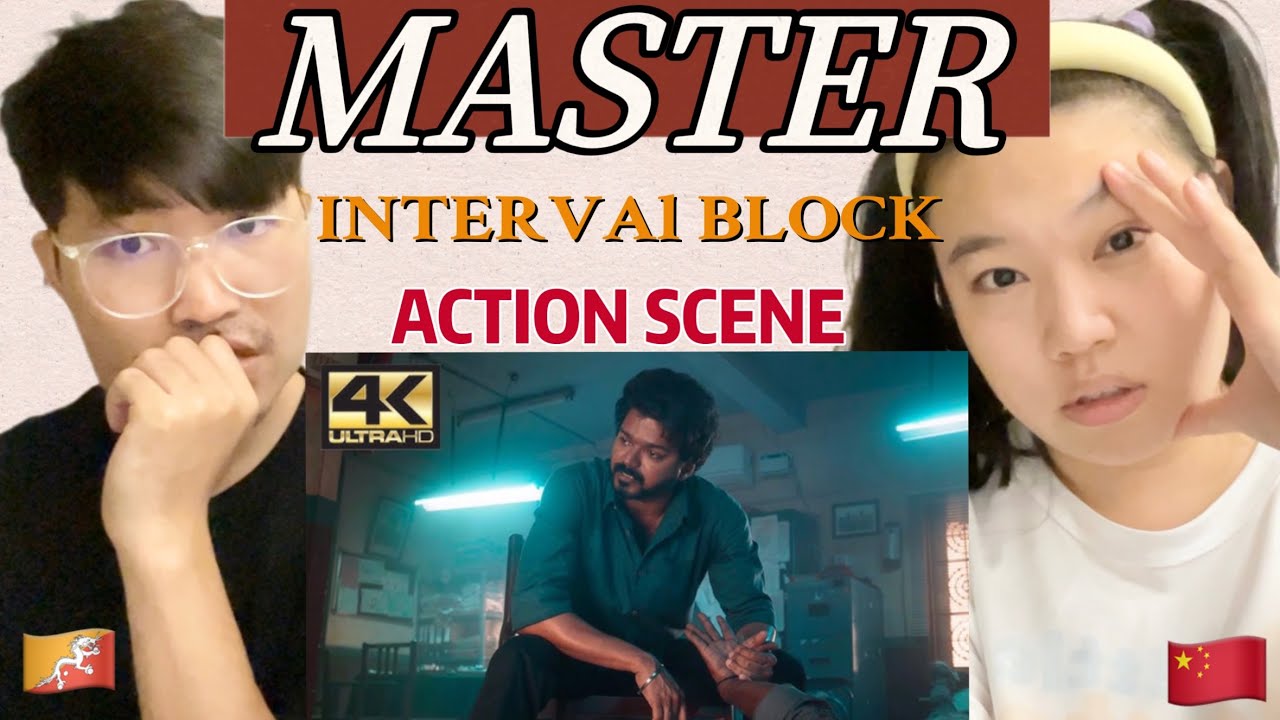 Master Interval mass action scene | Thalapathy Vijay| Bhutanese/Chinese ...