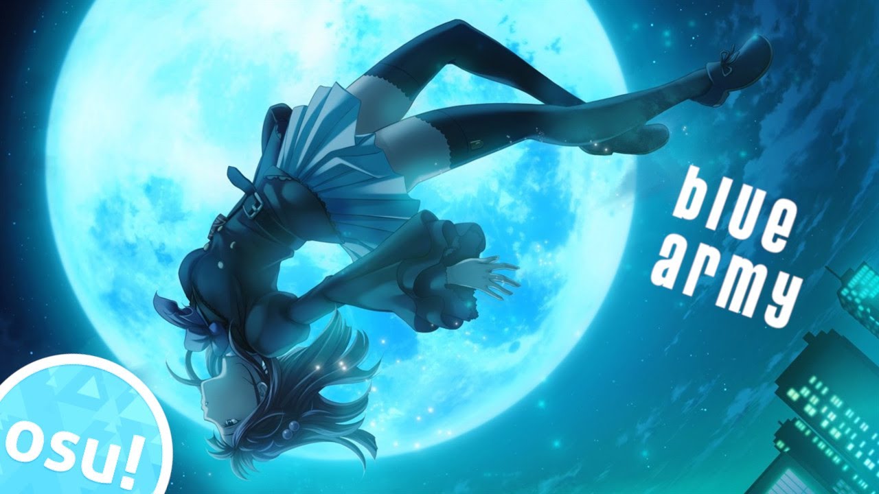 osu! - DJ SHARPNEL :: BLUE ARMY [Blue] +HD Great Run (98.25%) - YouTube