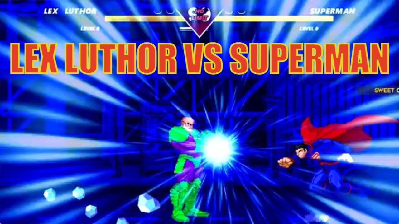 LEX LUTHOR VS SUPERMAN | INSANELY EPIC MUGEN BATTLE - YouTube