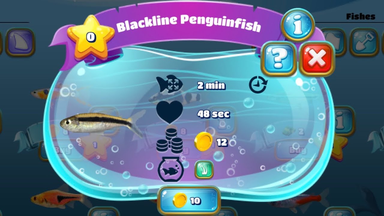 Fish Farm 3 - Blackline Penguinfish - YouTube