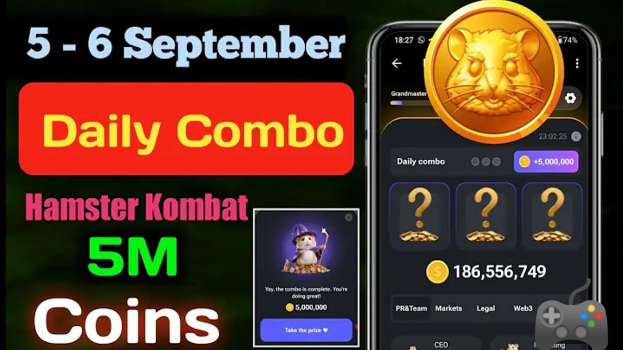 06 September Daily Combo | Hamster Kombat Daily Combo Today | 06 ...