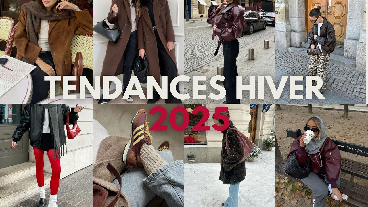 LES TENDANCES HIVER 2025 - YouTube