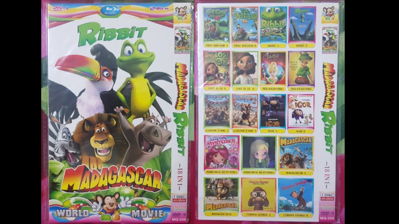 Madagascar Ribbit (World MQ Movie) DVD Menu 2020 - YouTube