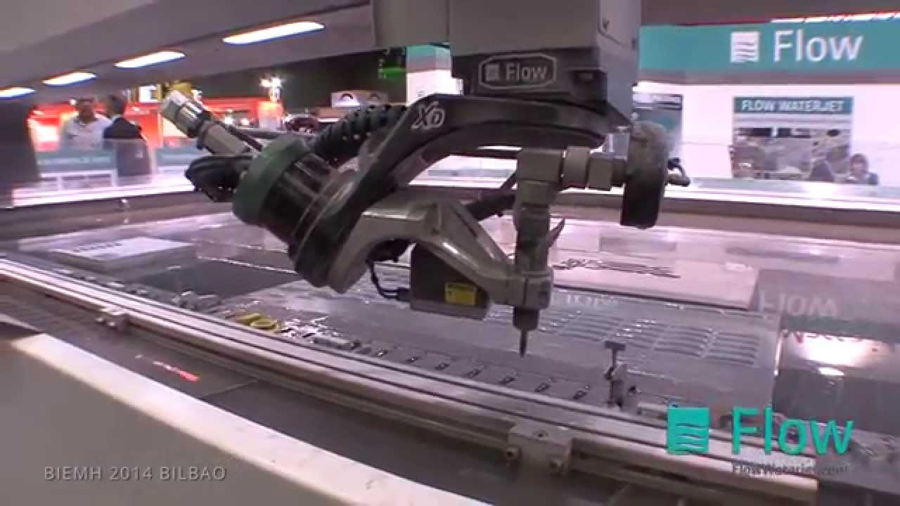 Flow Waterjet - Станок гидроабразивной резки Flow Mach 4c - YouTube