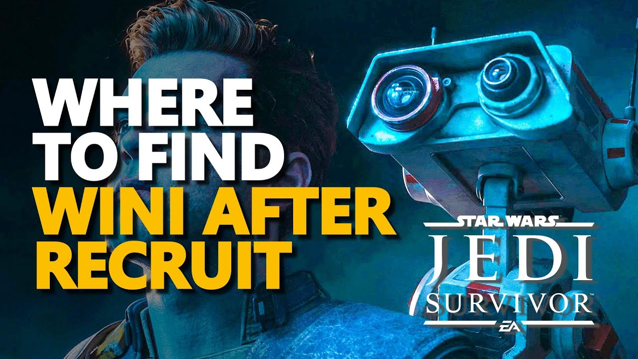 Where to find Wini after recruit Star Wars Jedi Survivor - YouTube