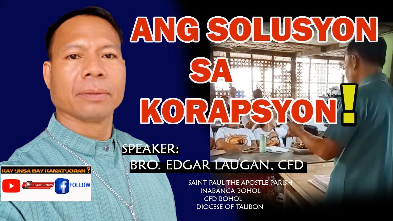 ANG SOLUSYON SA KORAPSYON - YouTube