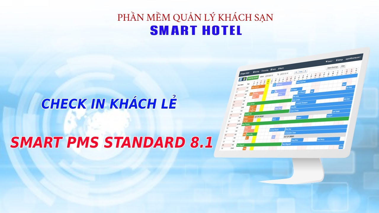 Smart Pms - Check in khách lẻ - YouTube