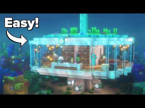 Minecraft: How to Build an Underwater Base | Tutorial🏠