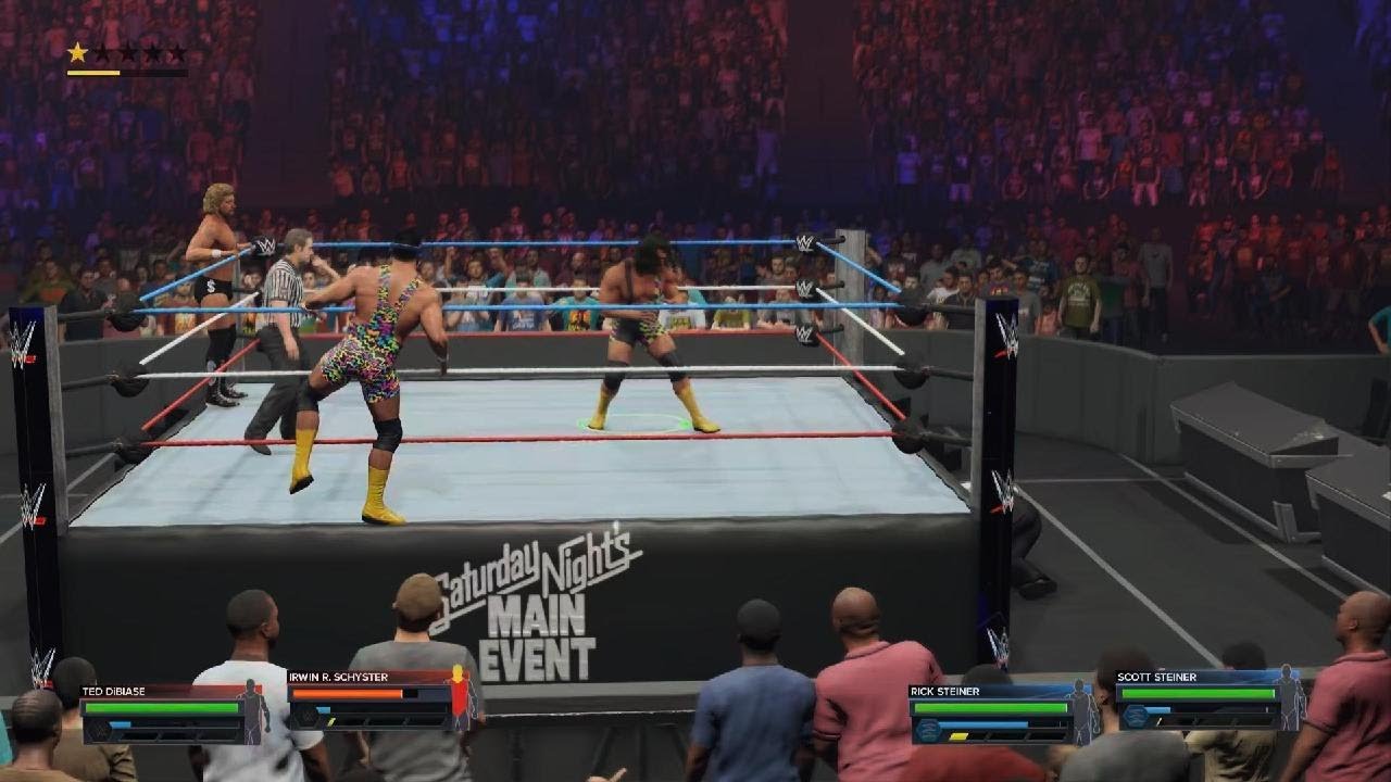WWE 2K23 Steiner Brothers VS Money Inc WWF Tag Team Championships - YouTube