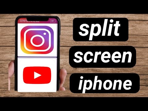 How to use split screen in any iphone / duel screen in iphone - YouTube