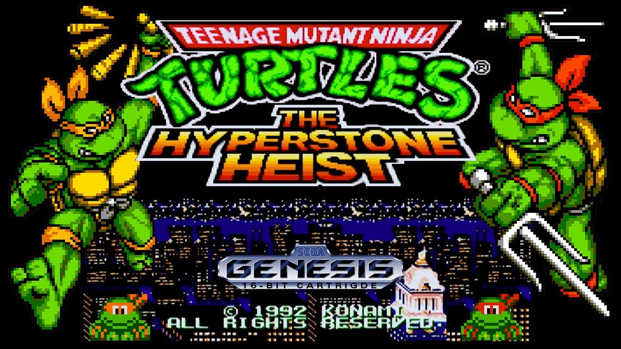 Teenage Mutant Ninja Turtles - The Hyperstone Heist - Sega Genesis ...