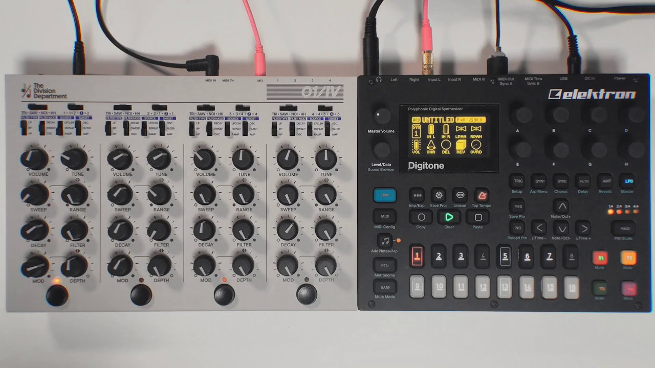 The Division Department 01/IV + Elektron Digitone - YouTube