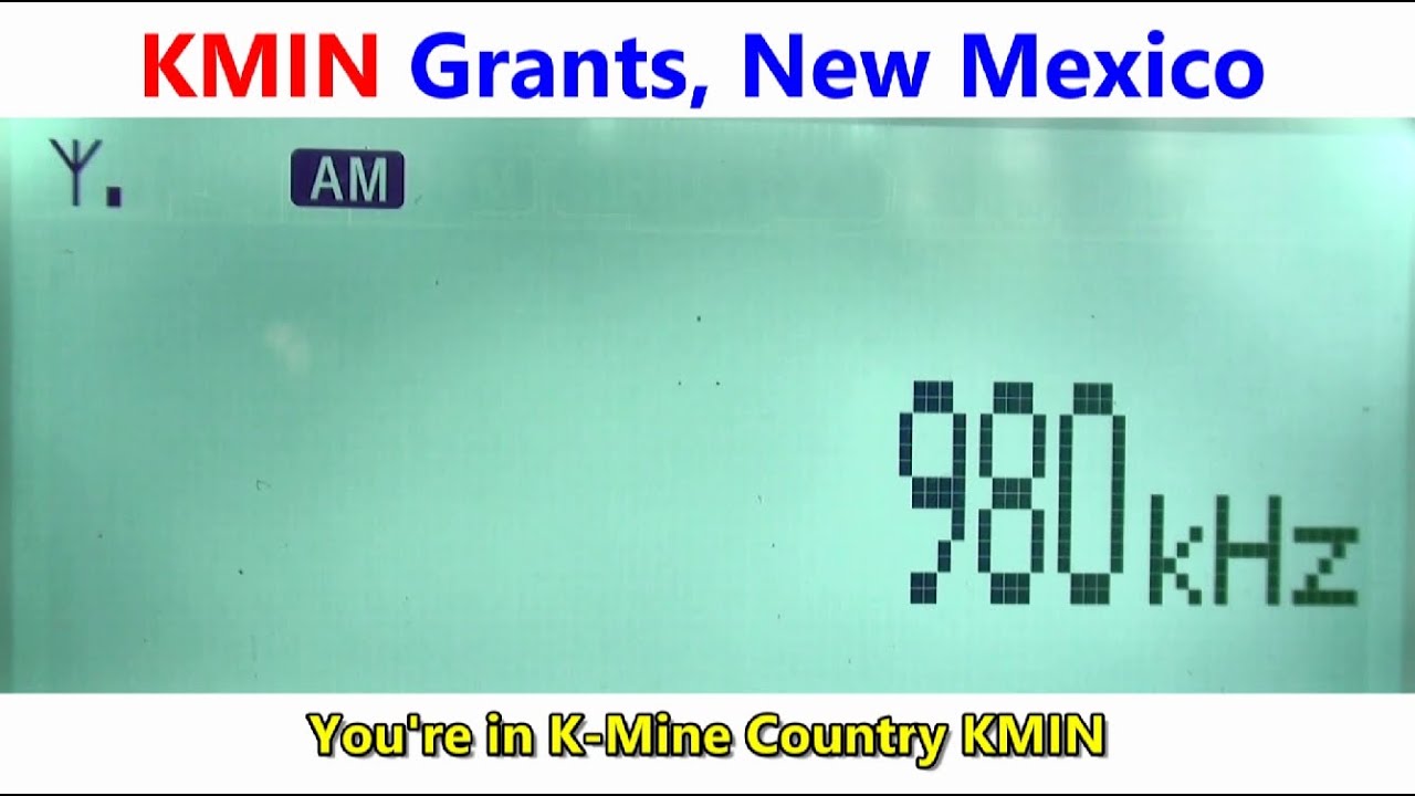 980 KMIN - Grants, New Mexico captada en Zapopan (oeste), México - YouTube