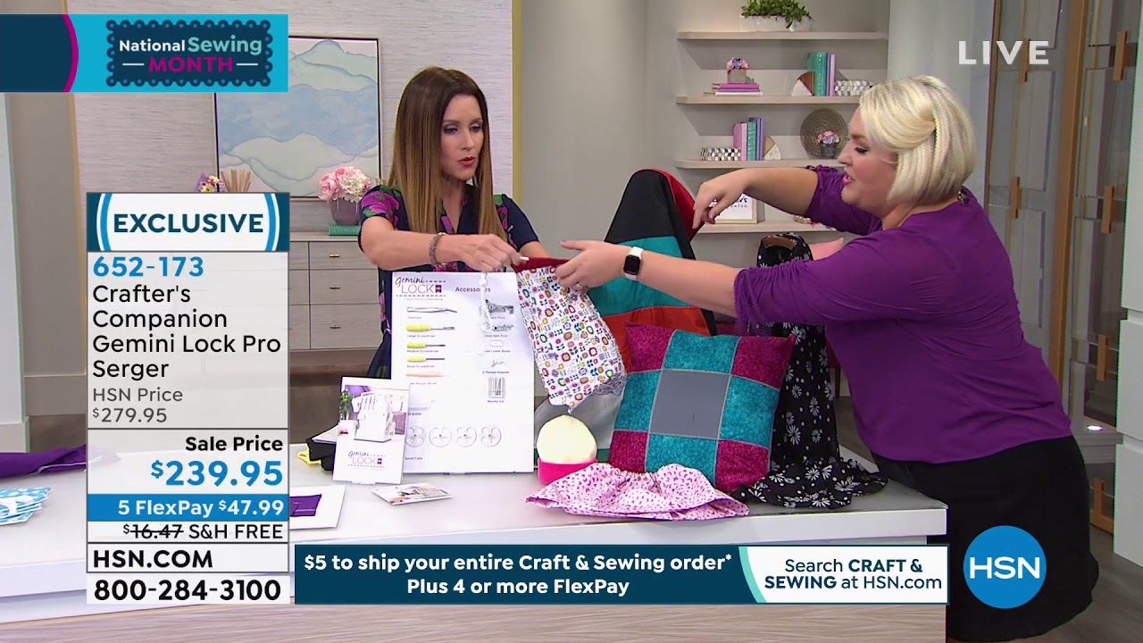 Crafter's Companion Gemini Lock Pro Serger - YouTube