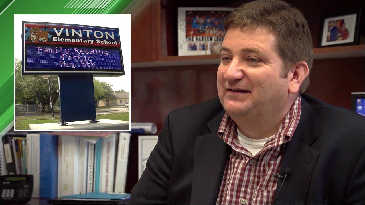 School LED Sign Testimonial for Calcasieu Parish School District - YouTube