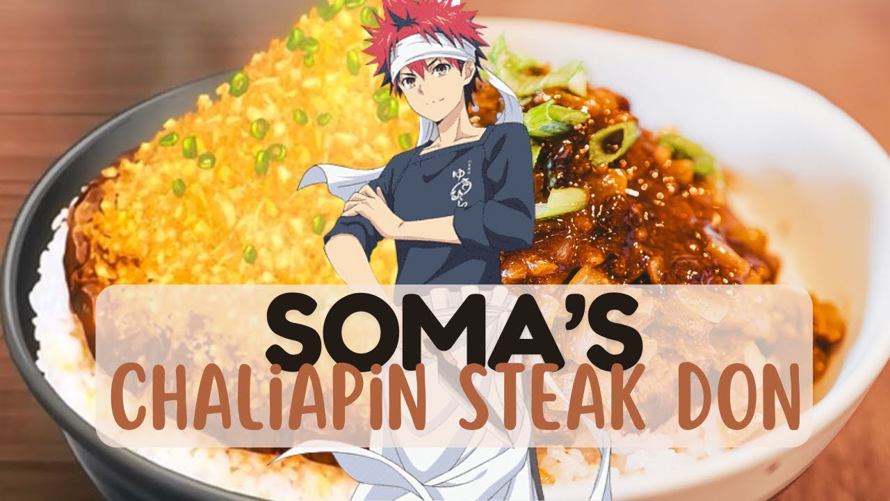 Chaliapin Steak Don (Food Wars) - Cartoon Foods in Real Life - YouTube