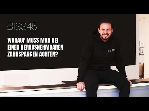 Worauf muss ich bei einer herausnehmbaren Spange achten