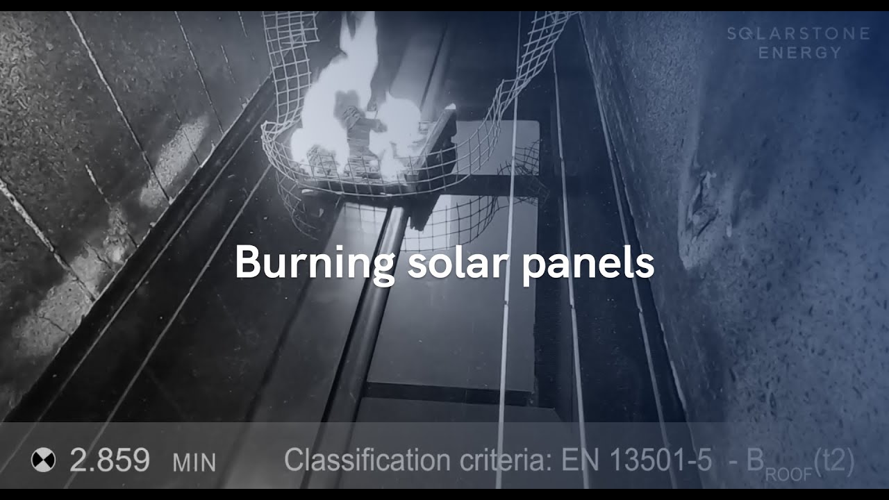 Burning a solar panel. Will it catch on fire? #mythbuster - YouTube