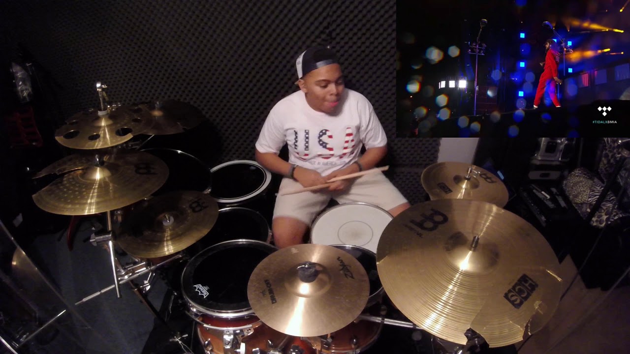 J Cole - Can't Get Enough Drum Cover - YouTube