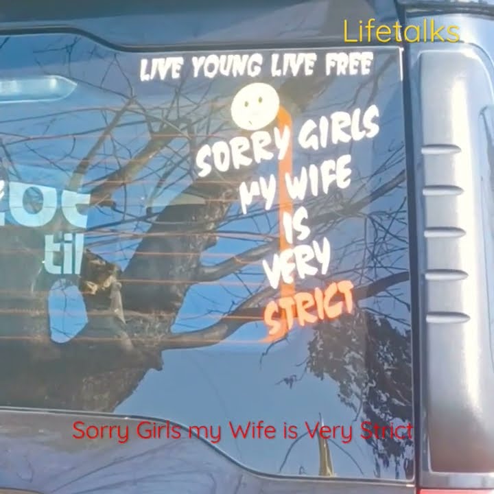 sorry girls my wife is very strict | Mahindra Scorpio Quotes | Car ...