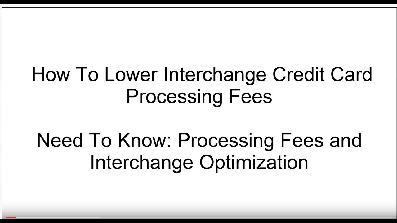 Optimize interchange costs with level 3 processing - YouTube