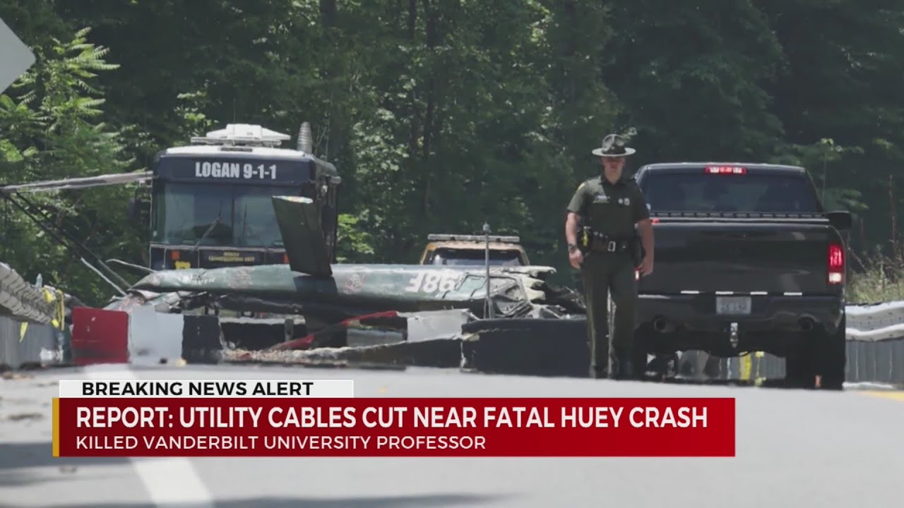 Fatal huey crash may have cut power lines - YouTube