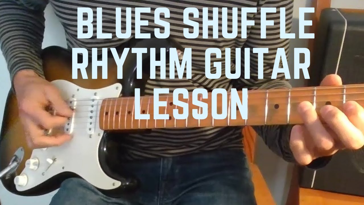 Learn a 12 bar blues shuffle (A) | Rock & roll blues guitar tutorial ...