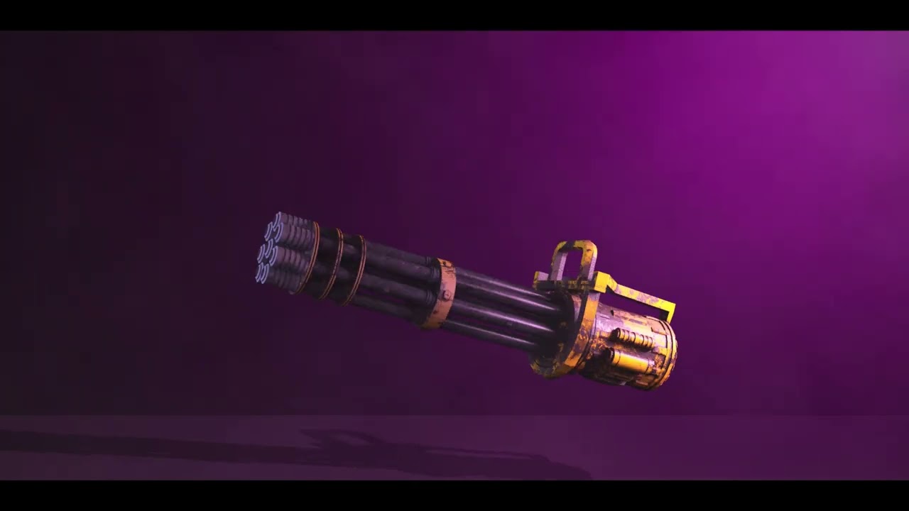 Gun || 3ds max || modeling || substance painter texturing ||Kiran VFX ...