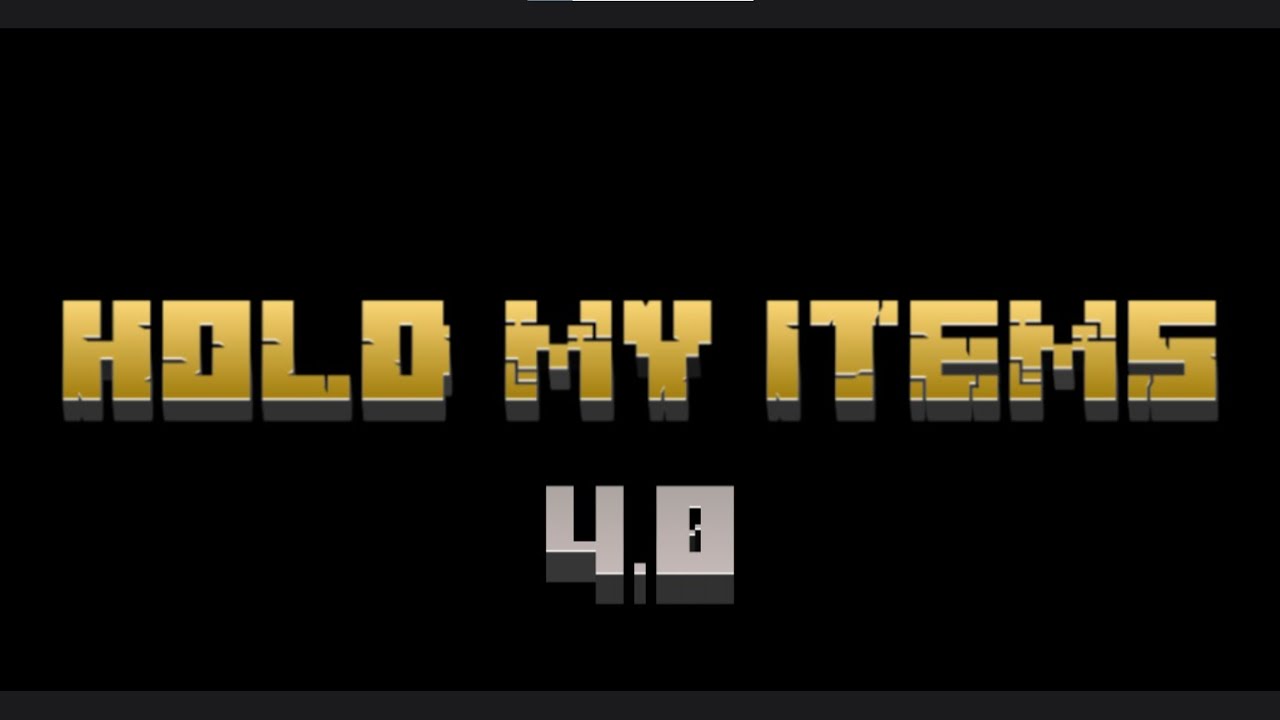 Hold My Items V4.0 - RELEASE. First person overhaul for Minecraft ...