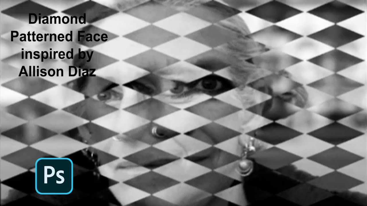 How to make a Diamond Patterned Face, inspired by Allison Diaz, in ...