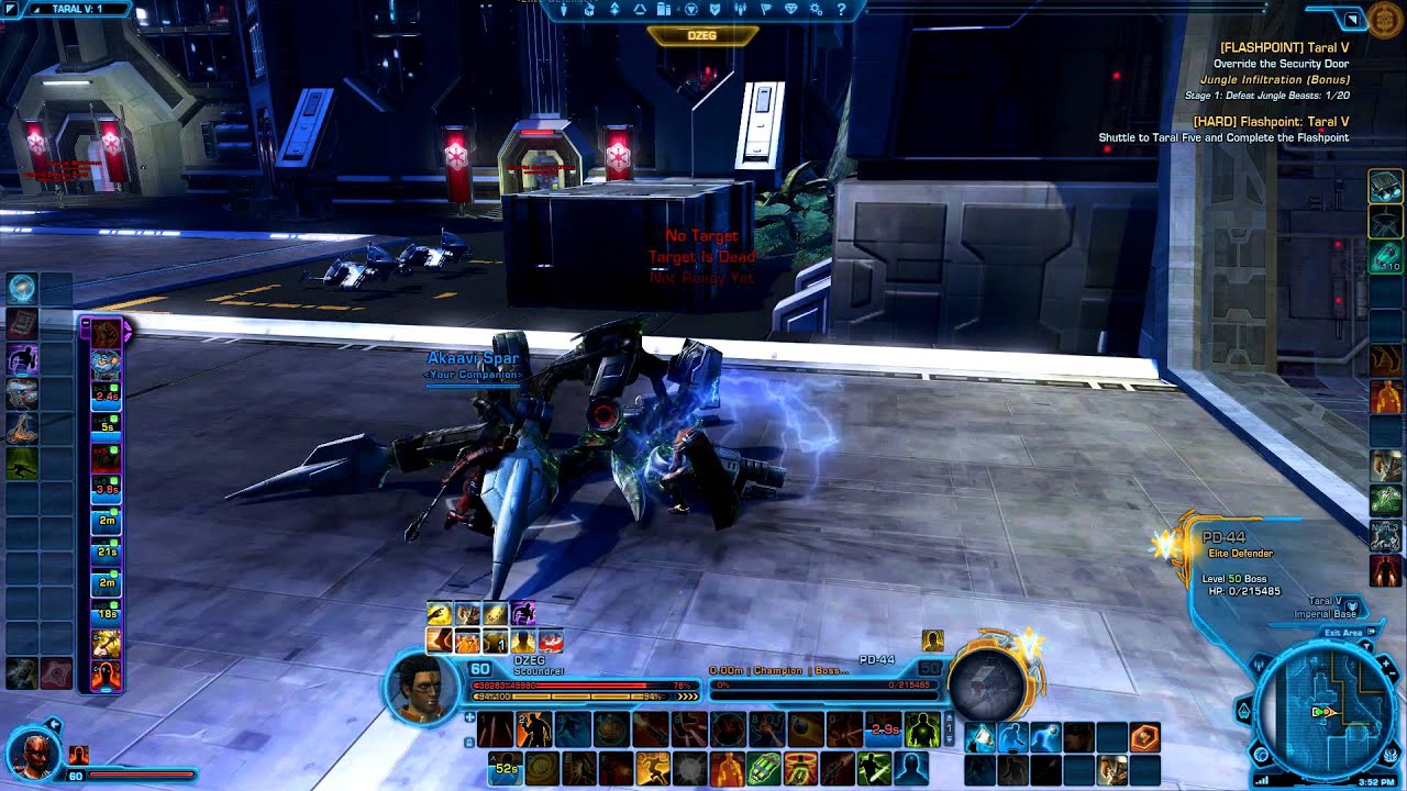 SWTOR - Taral V Hard Mode - solo speedrun Flashpoint - HM FP lvl 60 ...