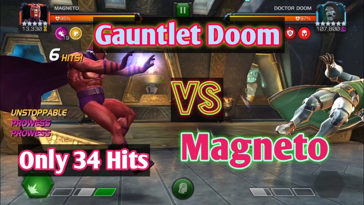 Grandmaster's Gauntlet DOOM VS Magneto / Solo Only 34 Hits/ Marvel ...