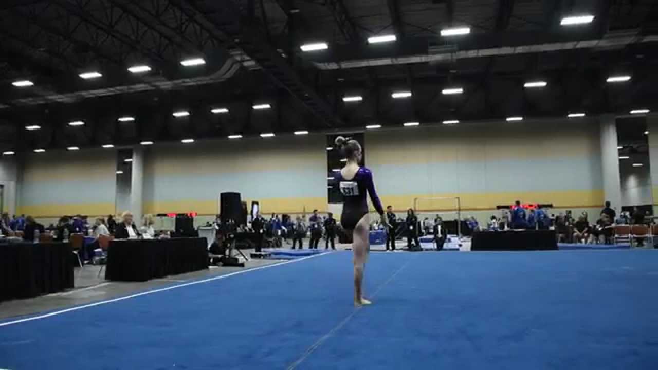 Heather Udowitch Nationals Floor 2015 - YouTube
