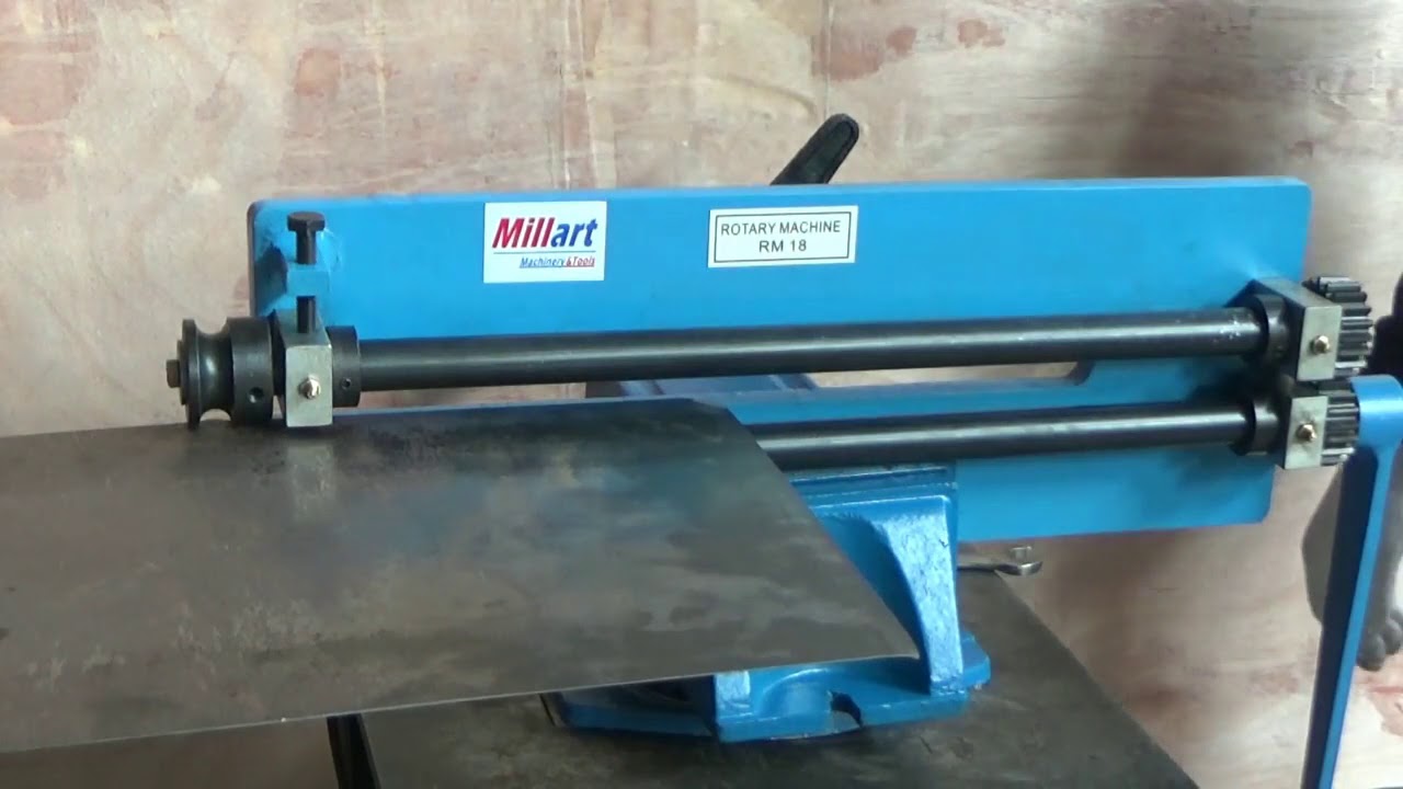 Millart Machine Tools Manual Bead Roller Rotary Swage RM 18 - Operation ...