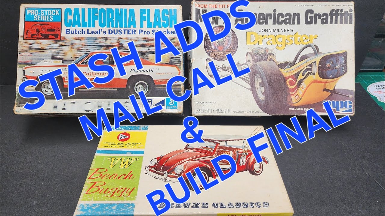 CHRISTMAS STASH ADDS , MAIL CALL & MPC 1/20 CORVETTE DRAG CAR BUILD ...