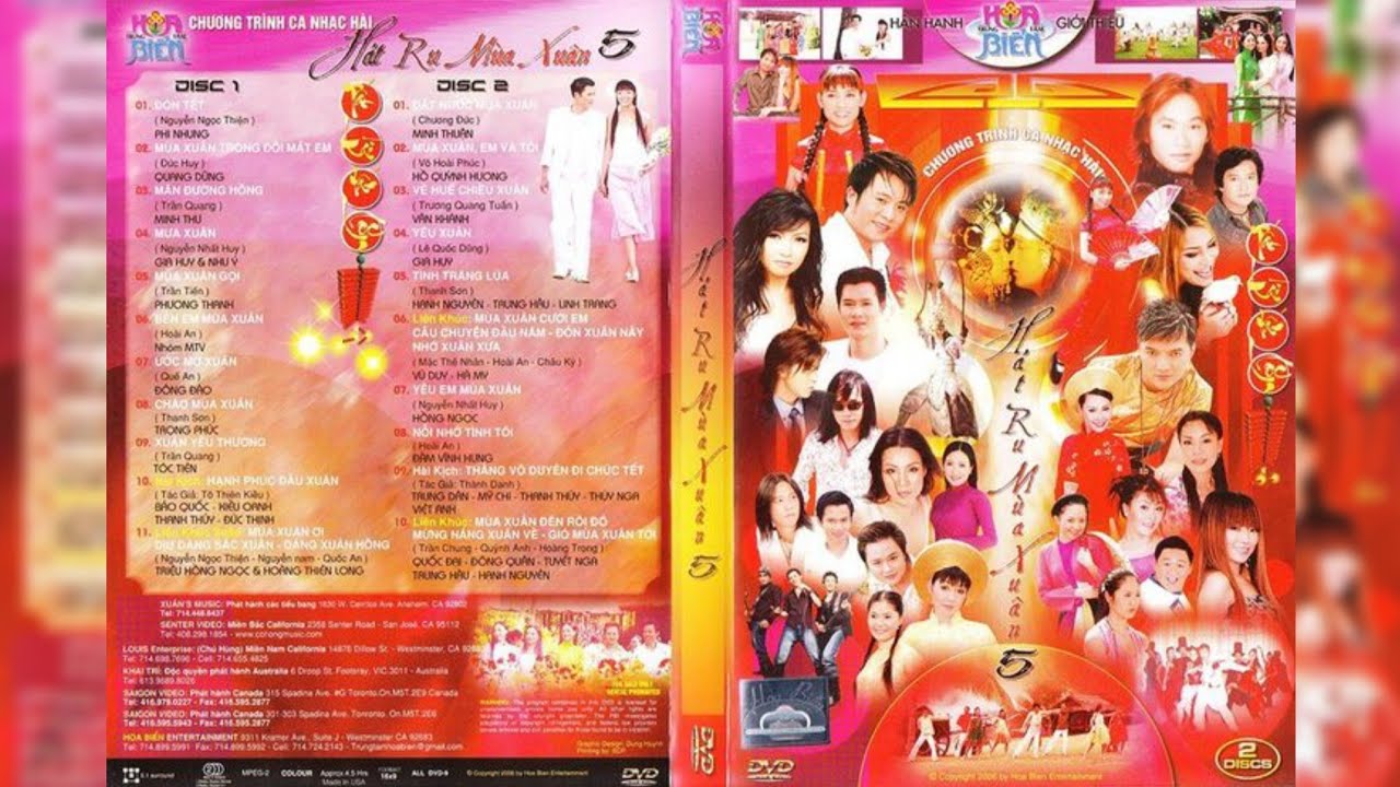 [BẢN GỐC - DISC 1] DVD HÁT RU MÙA XUÂN 5 (2006) - HOA BIỂN ...