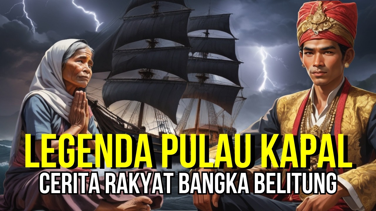 Cerita Rakyat Bangka Belitung, Legenda Pulau Kapal, seorang anak ...