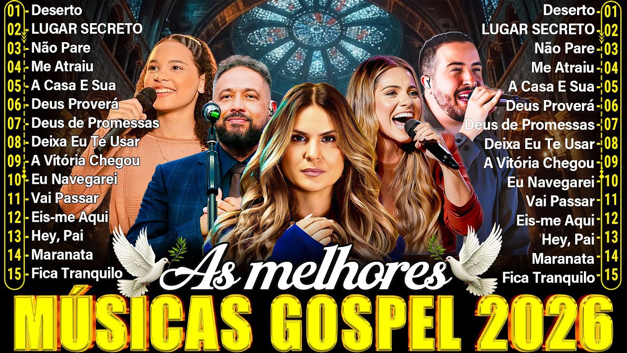 Top 100 Músicas Gospel Mais Tocadas,Top gospel,Louvores de Adoração ...