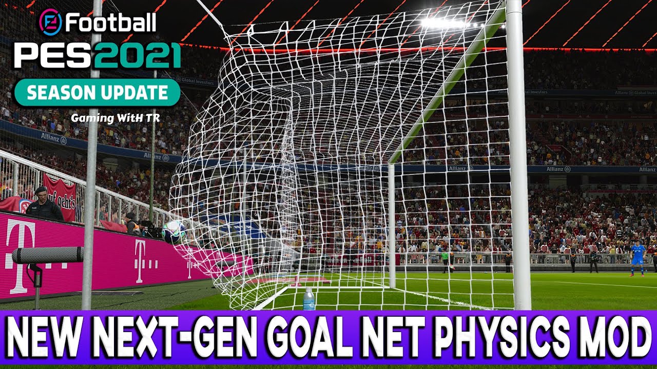 PES 2021 NEW NEXT GEN GOAL NET PHYSICS - YouTube