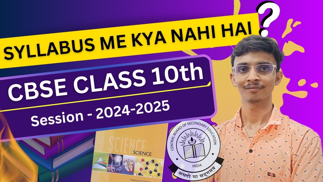 Class 10th Science Syllabus 2024-2025 | CBSE New syllabus || Complete ...