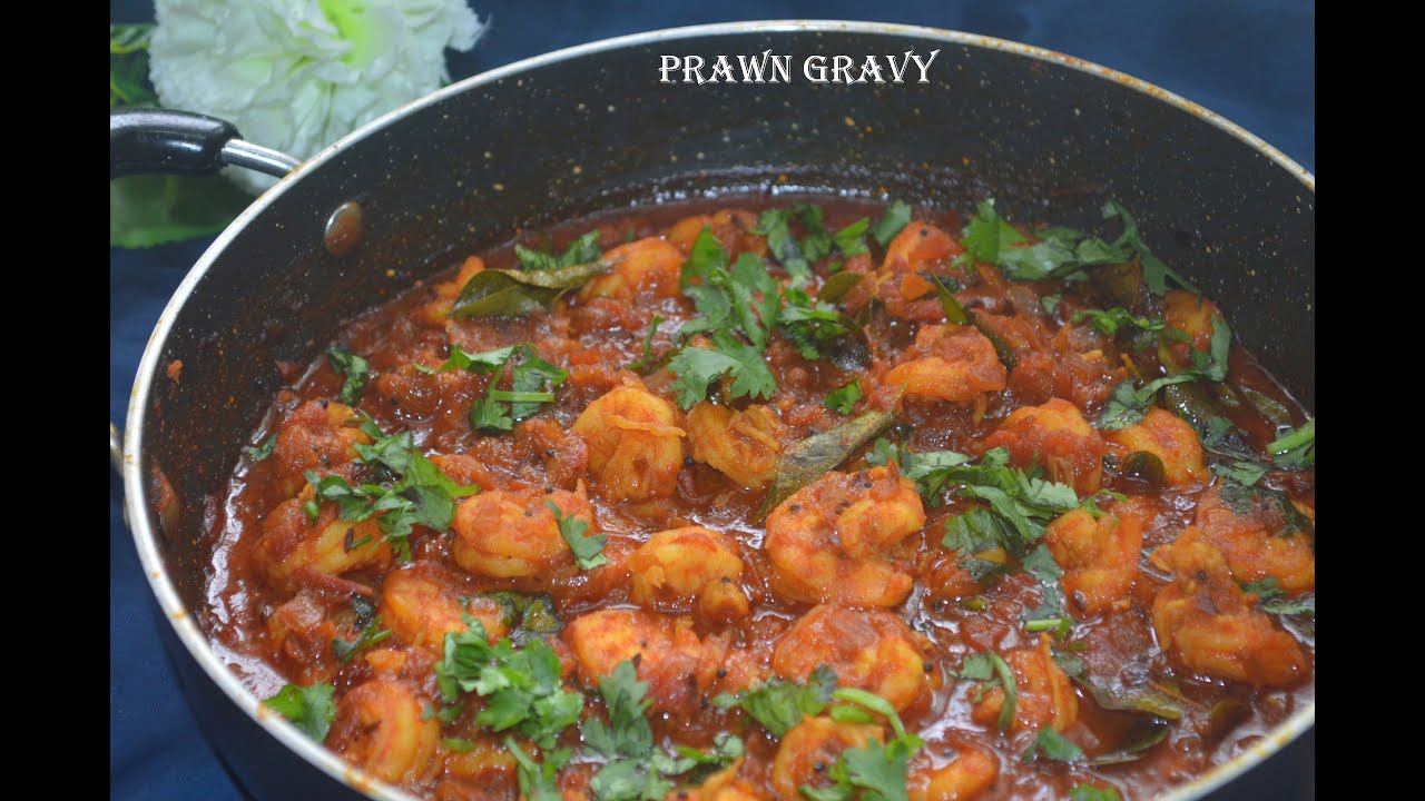 Simple Prawn Gravy | Prawn Gravy for Bachelors | Easy Prawn Gravy ...
