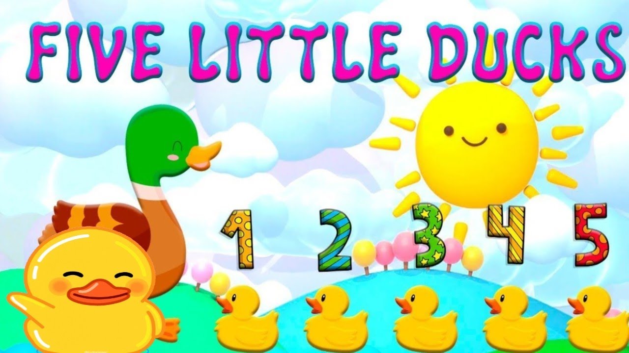 Five Little Ducks|Kids Songs|The Best Songs for children|Nursary rhymes ...