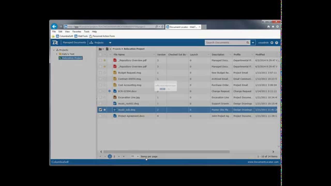 Document Locator WebTools in Version 7 - YouTube