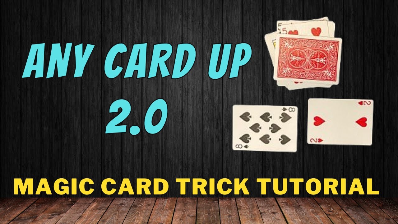 Easy Any Card At Any Number - Any Card Up 2.0 - Magic Card Trick ...