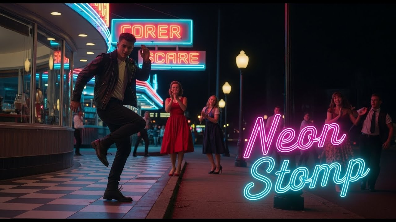 Neon Stomp | Late-Night Retro Rock & Roll Vibe - YouTube