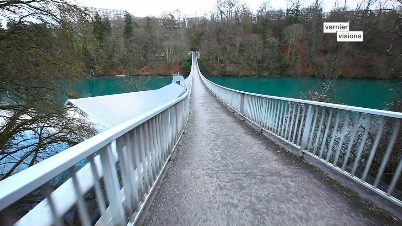 A la découverte de la passerelle du Lignon - YouTube