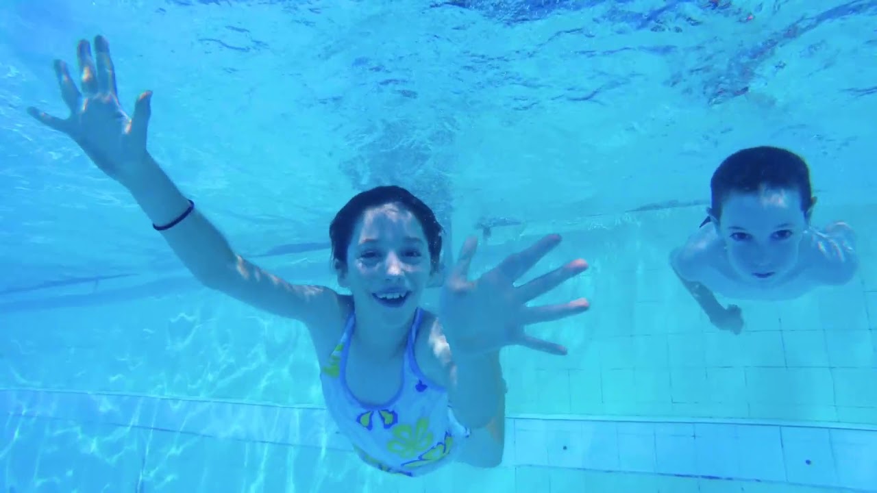 Two Little Babies Make Fun Under Water - Under Water Kids Video - YouTube